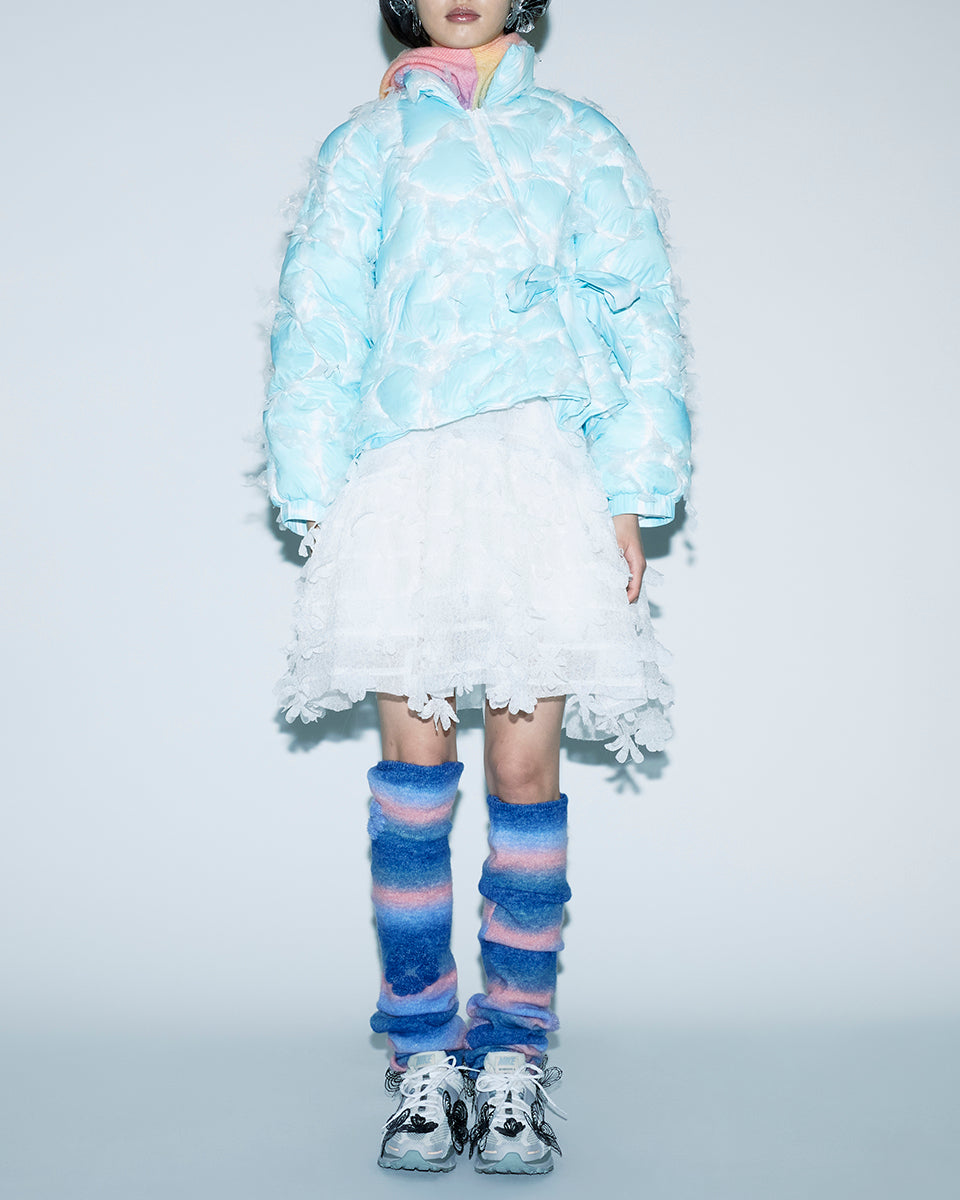 SUSAN FANG LASER CUT QUILTED BOW PUFFER